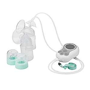 Motif Medical - New & Improved Duo - Portable Double Electric Breast Pump, Easy, On-The-Go Pumping, Ideal for Travel Moms White