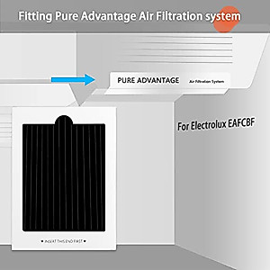 Refrigerator Air Filter Replacement 6 Pack - Carbon Activated Filter Compatible with Frigidaire & Electrolux Pure Air Ultra Reduce Odors for EAFCBF, PAULTRA, RAF1150 242061001,242047801, 242047804