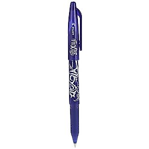 Pilot FriXion Ball 0.7mm Erasable Gel Pens, Fine Point, Blue Ink, Pack Of 6