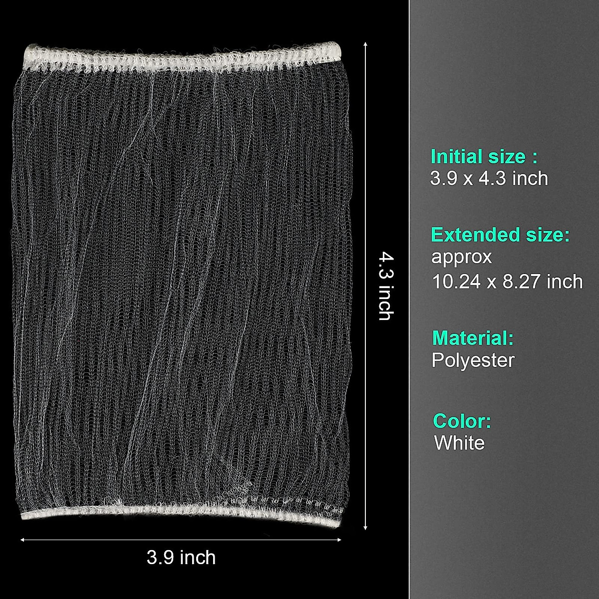 300 Pieces Kitchen Sink Strainer Mesh Bag Disposable Mesh Sink Strainer Bags Sink Net Strainer Filter Bags Sink Trash Mesh Bag for Sink Drain for Collecting Kitchen Food Waste Leftover Garbage