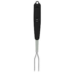 Digital Meat Thermometer Fork,Digital Cooking Fork Instant Read Fork for Kitchen Digital BBQ Fork Thermometer Dual Probe LED Display