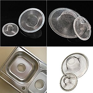 Stainless Steel Mesh Design Sink Strainer Stopper For Kitchen Bathroom