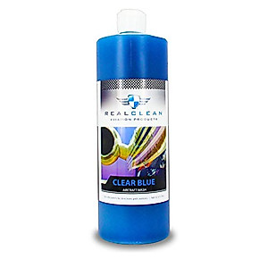 RealClean Clear Blue Aircraft Wash Concentrate- Wet wash Concentrate for All Aircraft- Created by Professional Aircraft Detailers-32oz