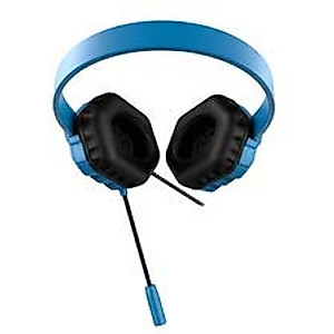 Gumdrop DropTech B1 Headset Over-Ear Headphones for Kids w/Boom Mic, 3.5 mm Chew Proof Cord for K-12, Students & Classroom (Drop Tested, Comfortable, Lightweight, Rugged, Easy Cleaning) - Blue