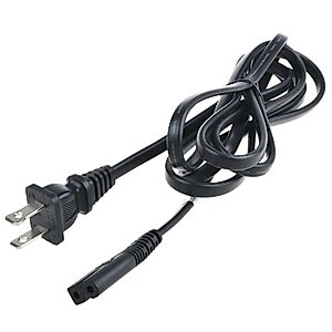 NTQinParts Replacement 2Prong AC Power Cord Cable for Bose Wave Radio/CD Music System AWRCC1 AWRCC2