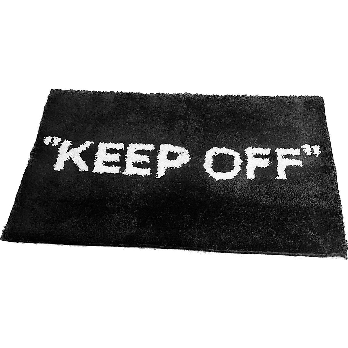 LUXAPE Keep Off Rug - Tufted Hypebeast Rug - Handmade & Premium - 32 * 20in (80 * 50cm) - Hypebeast room decor - Off white rug - Hypebeast Room Decor - Luxape Rug