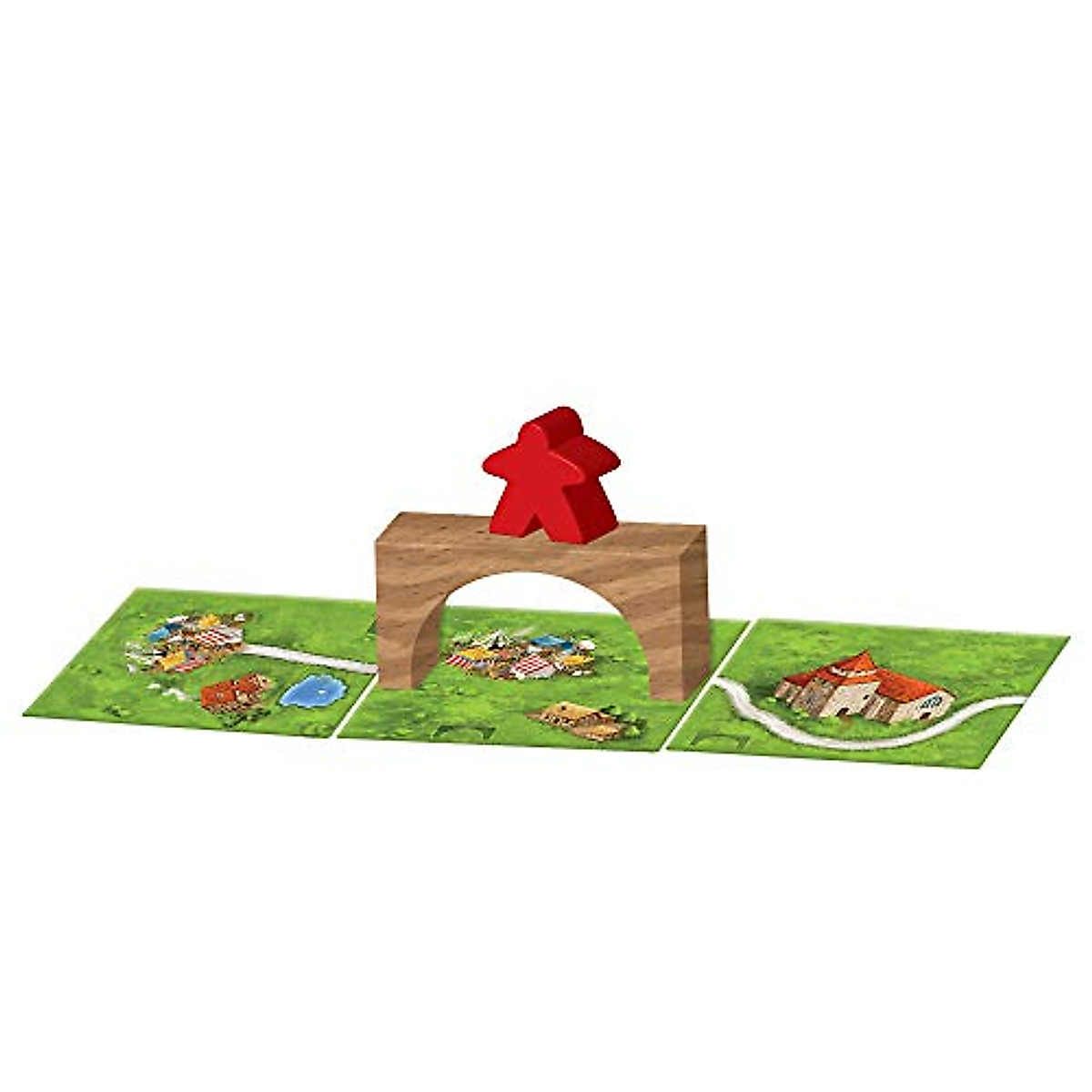 Carcassonne Bridges, Castles & Bazaars Board Game EXPANSION - New Paths and Auctions Await! Medieval Strategy Game for Kids and Adults, Ages 7+, 2-6 Players, 50 Minute Playtime, Made by Z-Man Games