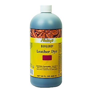 Fiebing's FILDYE73P032Z Leather Dye - Burgundy, 32 oz