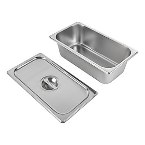 Chocolate Tempering Machine 32-176℉, 3-Pot Commercial Electric Melting, 300W Stainless Steel Food Warmer Professional Heated Chocolate Melter with Lid for Catering Restaurant Canteen Home Party