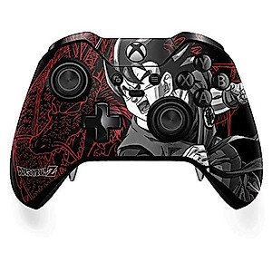 Skinit Decal Gaming Skin compatible with Xbox One Elite Controller - Officially Licensed Dragon Ball Z Goku and Shenron Design