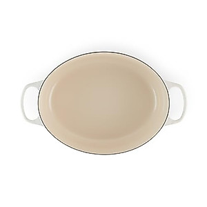 Le Creuset Enameled Cast Iron Signature Oval Dutch Oven, 9.5 qt., Meringue