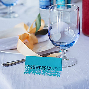 50 Pack Place Cards Table Seating Name Cards For Table Setting Wedding Name Place Cards Folded Tent Cards for Banquets Dinner Parties, Gold