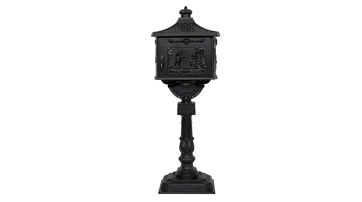 Polar Aurora Heavy Duty Cast Aluminum Mailbox - Secure & Stylish