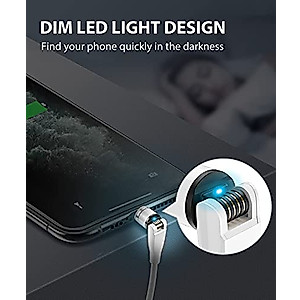 Terasako Magnetic Fast Charging Cable 4-Pack [3ft/3ft/6ft/6ft], 3A Phone Charger Cable with Data Transfer and LED Light, 360°& 180° Rotating Cords Compatible with Micro USB, USB C and iProduct