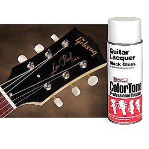 ColorTone Black Aerosol Guitar Lacquer, Black Gloss (3885)