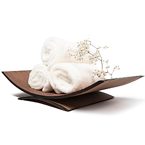 Towel Storage for Bathroom, Rustic Bath Towels Holder Organizer, Rolled Hand Bath Linen Stand, Guest Bathroom Towel Rack