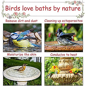 Bird Bath Tub,Hanging Bathtub Bird Cage Supplies with Hooks,Water Shower Transparent Box Food Feeder Holder Tray for Small Birds, Canary, Budgies,Parrot 13X14X13cm