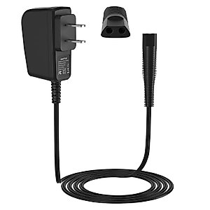 for Braun Charger, Shaver Charger 12V Power Cord for Braun Series 7 9 3 5 1, Electric Razor Shaver Adapter Power Supply Cord for Braun 3040s 340s 790cc 7865cc 9090cc 9330s 5018s 7020s 9095cc 390cc