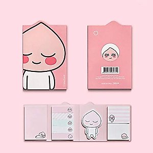 KAKAO FRIENDS 4 Sticky Memo Pad - Apeach Sticky Memo Pad