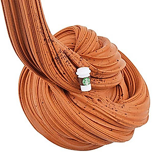 Butter Slime Kit 3 Pack with Coffee Slime, Milk Slime and Lemon Slime, Beverage Slime, Non-Sticky Sludge Super Soft Cotton Putty Toys, Birthday Gifts Kids Party Favors for Girls and Boys