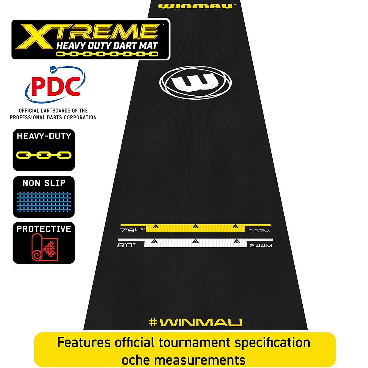 Winmau Xtreme Dart Mat for Dartboard