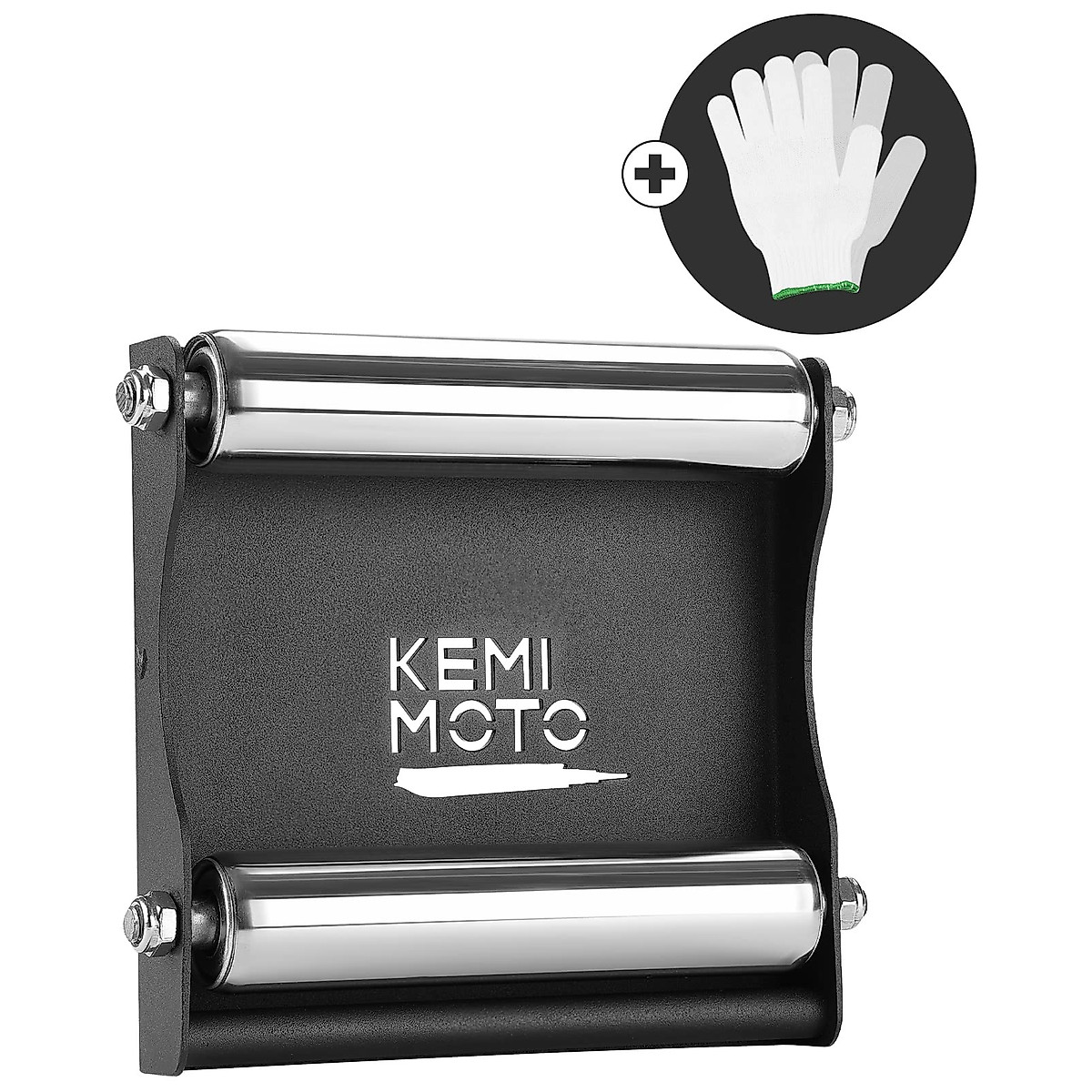 KEMIMOTO Motorcycle Wheel Cleaning Stand Portable Wheel Roller Stand Support Parking for Tire Cleaning Wheel Detailing Stand