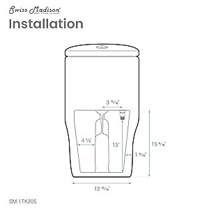 Sublime One Piece Elongated Toilet with Touchless Retrofit Dual Flush 1.1/1.6 gpf