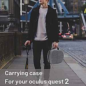 WOONITH VERSAINSECT Protective Cover Storage Bag Carrying Case for -Oculus Quest 2 VR Headset