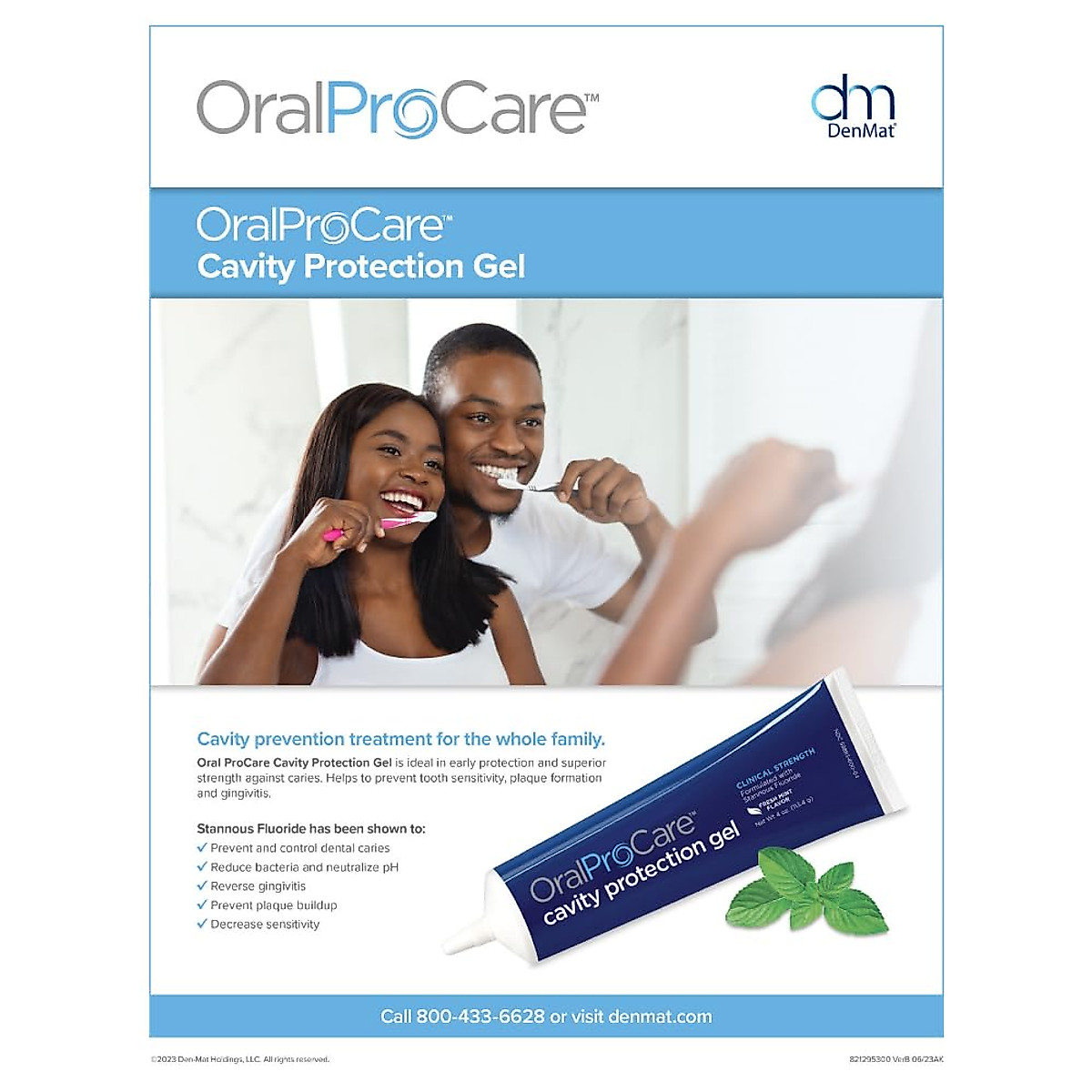 Oral ProCare Cavity Protection Gel | Clinical Strength, Formulated with Stannous Fluoride, Fresh Mint Flavor |4 oz.