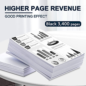 NUCALA TN-227 TN227 (3 Pack, Black) Compatible TN227BK TN-227BK Toner Cartridge Replacement for MFC-L3750CDW L3730CDW, HL-3230CDW 3270CDW 3230CDN, DCP-L3550CDW L3510CDW Printer