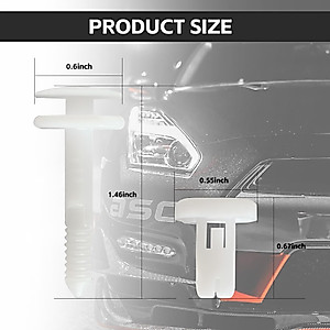 NTNEV 50 Pcs Automotive Door Panel Retainer Clip, Replacement for GM 15960325, Compatible with GMC Truck Chevrolet Cadillac