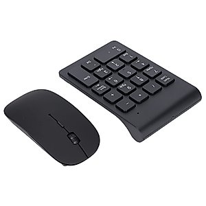 Number Pad Plug and Play 2.4GHz Wireless Technology 1200 DPI Sensitive Number Pad Mouse Combo for Home Office