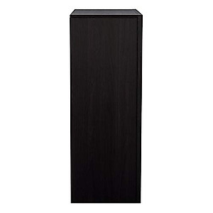 CorLiving Newport 5 Drawer Tall Dresser in Black