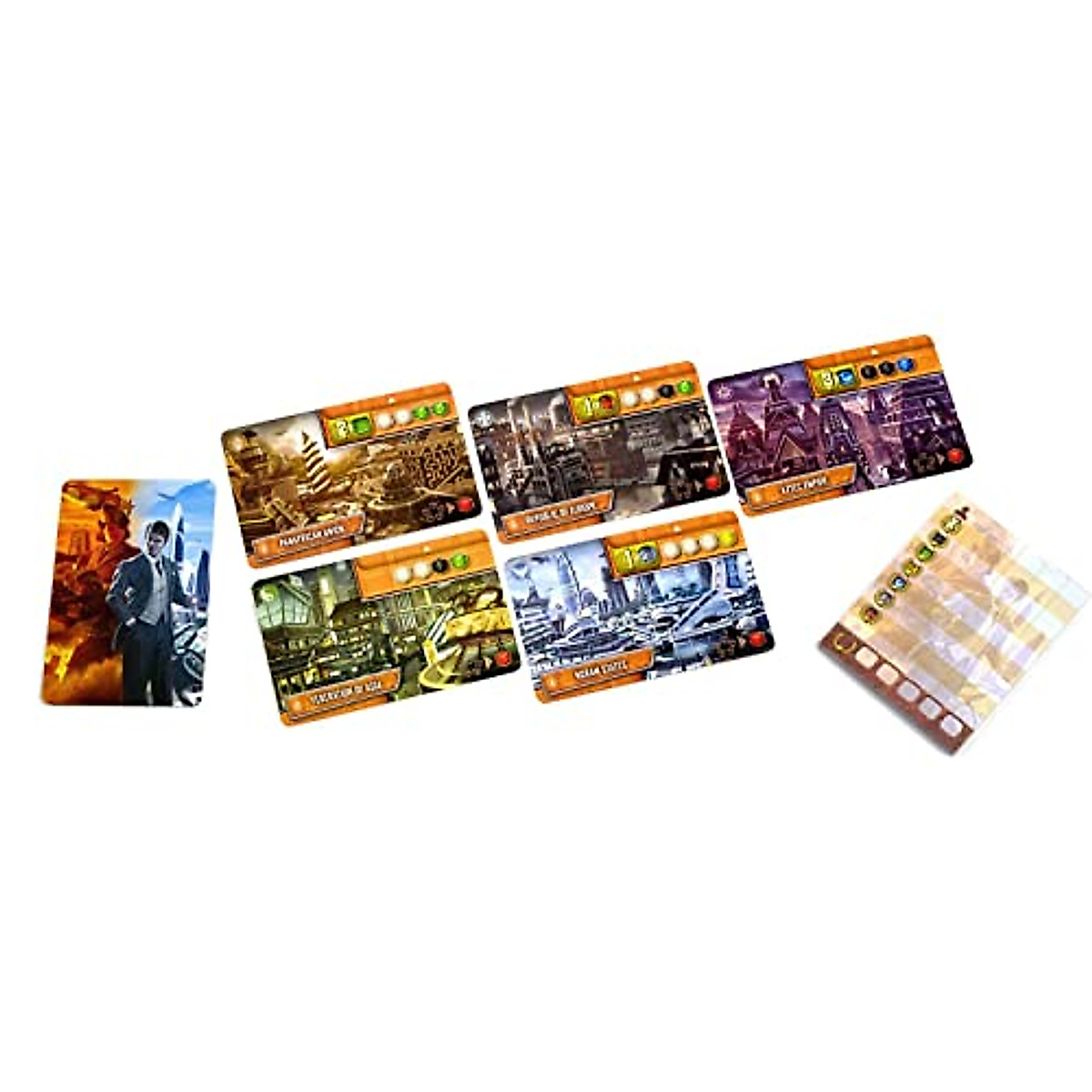 It's A Wonderful World Board Game - Build Your Empire in This Strategic Card Game for Kids and Adults, Ages 14+, 1-5 Players, 30-60 Minute Playtime, Made by Lucky Duck Games