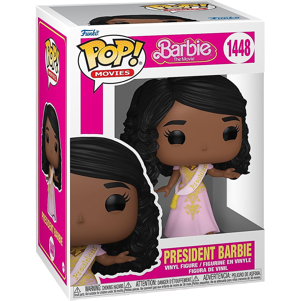 Funko Pop! Movies: Barbie The Movie - President Barbie Bundled with a Byron's Attic Protector