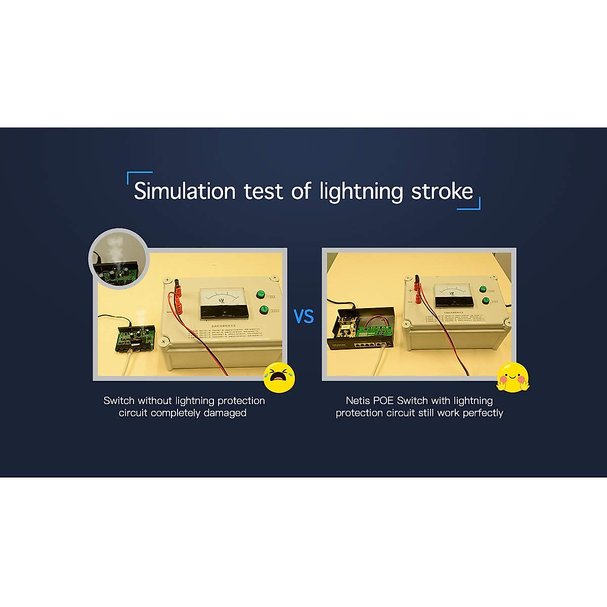 Netis PE110GC 8 2 Combo-Port All Gigabit PoE Switch (8 PoE Port) 802.3af/ 802.3at, 120w