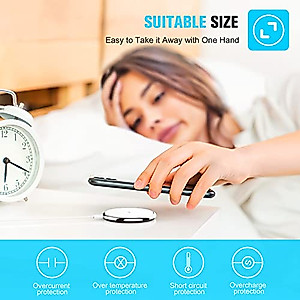 Magnetic Wireless Charger,Vebach Wireless Charging Pad Mag-Safe Charger with Detachable Cable Compatible with iPhone 14/14 Pro/14 Plus/14 Pro Max/iPhone 13/13 Pro/13 Pro Max/13 Mini/iPhone 12