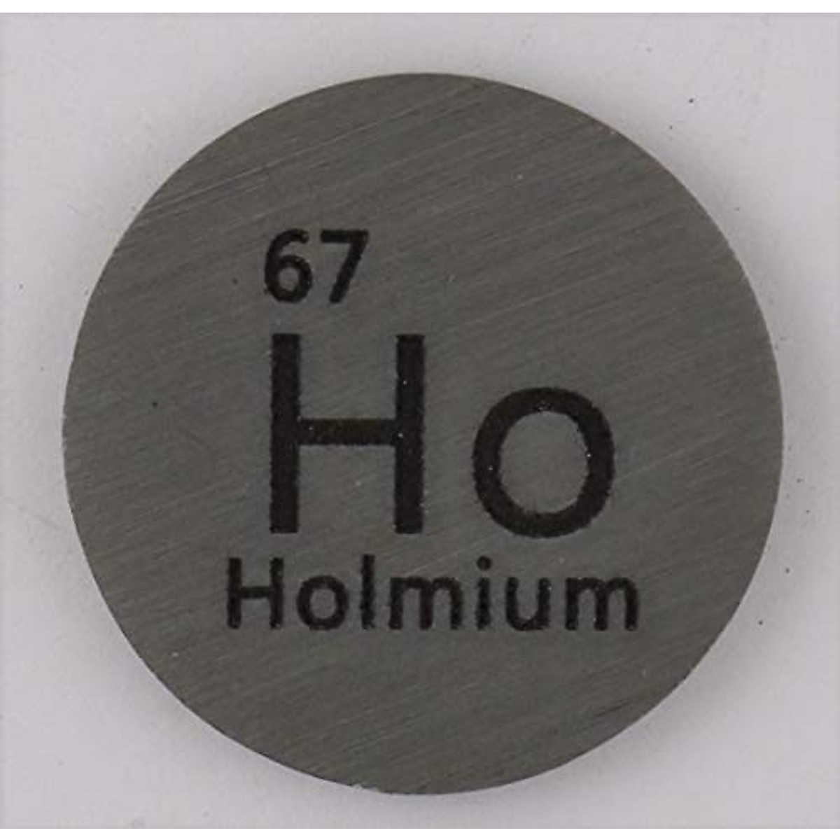 Holmium (Ho) 24.26mm Metal Disc 99.9% Pure for Collection or Experiments