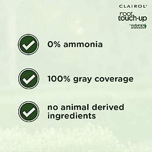 Clairol Root Touch-Up by Natural Instincts Permanent Hair Dye, 5C Cool Brown Hair Color, Pack of 1