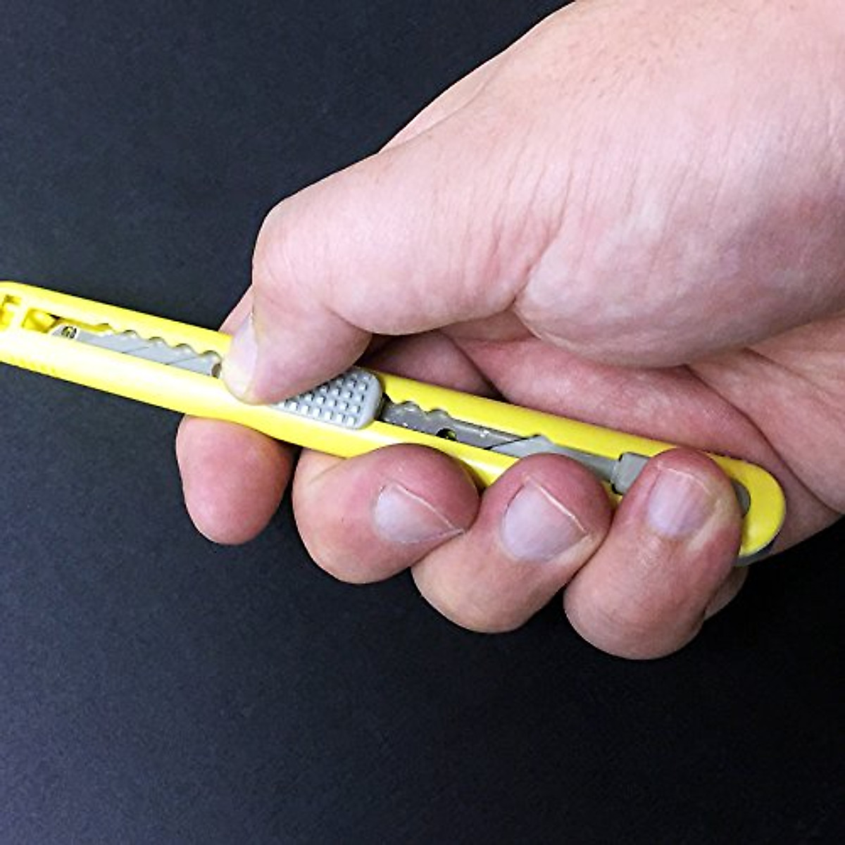 NT Cutter ABS Grip 30-Degree Multi-Blade Cartridge Knife (A-553P),Yellow