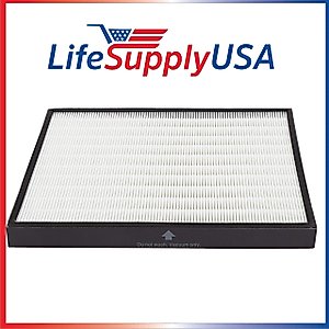 LifeSupplyUSA True HEPA Filter Replacement Compatible with Rabbit Air BioGS SPA-421A & SPA-582A Air Purifiers (3-Pack)