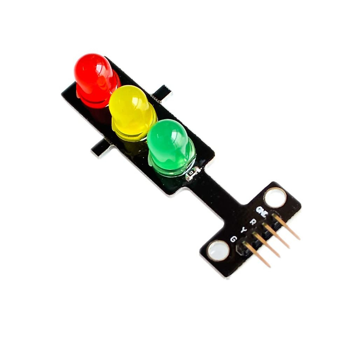 Treedix 10pcs Mini Traffic Light LED Display Module DC 5V 5mm Traffic Signal Controller for Arduino and Raspberry Pi Creative DIY Project Kit Traffic System Model