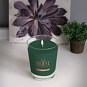 Root Candles Honeycomb Veriglass Scented Beeswax Blend Candle, Large, Bayberry