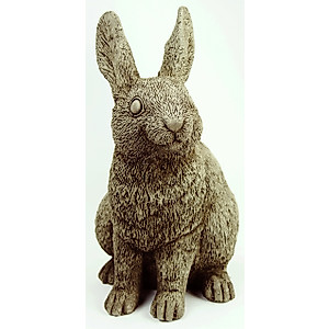 Rabbit Garden Statues Concrete Bunnies Cement Figures Statue Carved Easter Animal Figurine