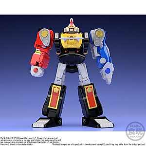 Bandai Shokugan Super Mini PLA Ninja Megazord & White Ninja Falconzord Set Mighty Morphin Alien Rangers