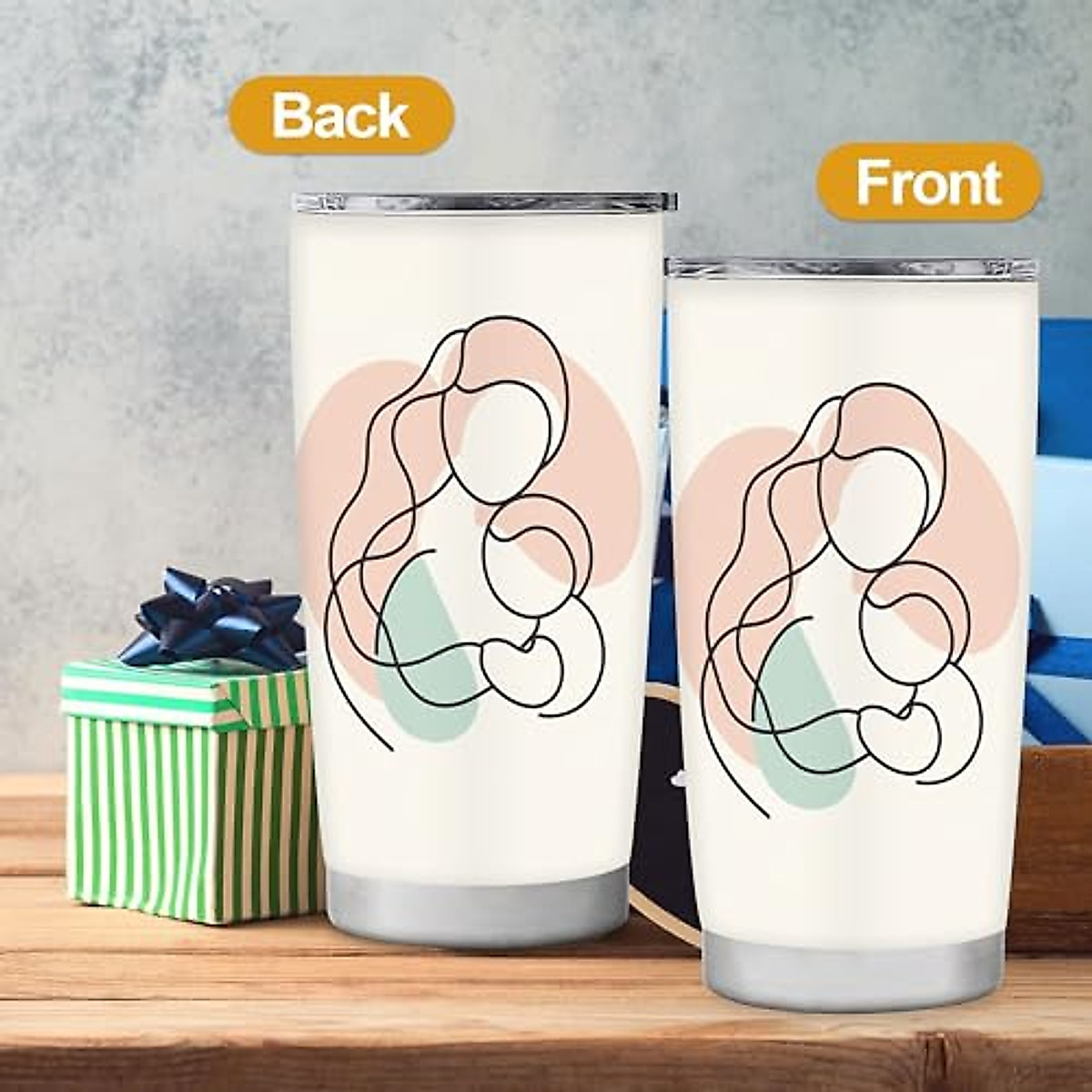 FOCIUZTA 40oz Vibrant Cartoonish Game Controller Pattern Tumbler with lid, Travel Coffee Cup, Ideal for Easter, Gaming Enthusiast, Mother Day, and birthday gifts