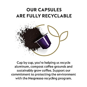 Nespresso Capsules OriginalLine, Espresso Variety Pack, Medium Roast, 10 Ct. - Capriccio, Stockholm Fortissio, Tokyo Vivalto, Volluto, Cosi, Roma, Arpeggio, Ristretto, Decaf Ristretto, Genova Livanto.