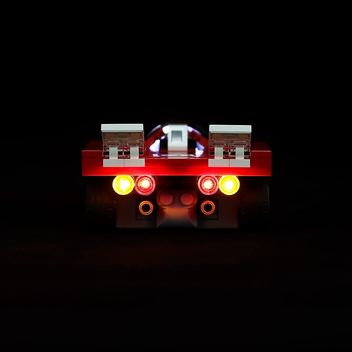 Kyglaring LED Lighting Kit Only Lights Set Designed for Lego 1970 Ferrari 512 M 76906 Model Building Kit - Without Lego Set (Classic Version)