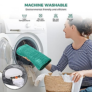 NOWWISH Heating Pad for Back Pain & Cramps Relief, XL Moist Heat Electric Heating Pads with Auto Shut Off Large, Gifts for Women Men, 12 "x 24 Green