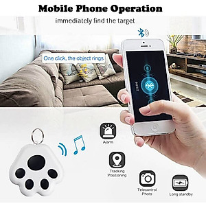 Mini Item Finder, Dog GPS Tracking Device, No Monthly Fee App Locator, 2023 Upgraded Portable Bluetooth Intelligent Anti-Lost Device for Luggages/Kid/Pet Bluetooth Alarms (1Pcs, Red)